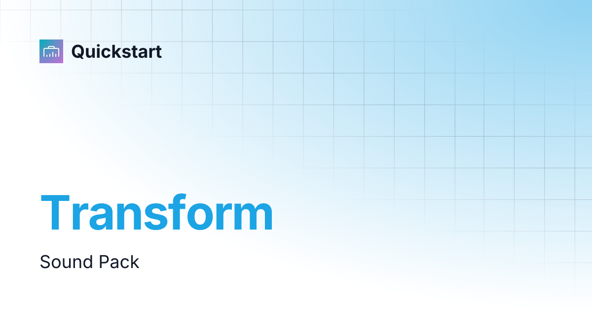 Transform | TWISTED TOOLS | Quickstart